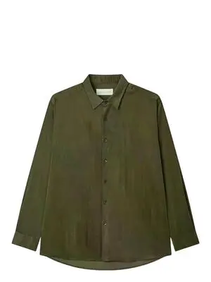MAN ON THE BOON. Corduroy Shirt - Green