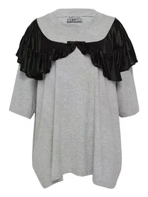 Ashley Williams Ruffled T-shirt - Grey