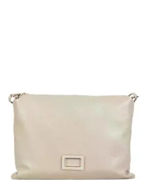 MARC ELLIS Logo-motif Clutch - Neutrals