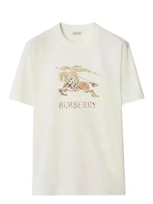Burberry Logo Cotton T-shirt - White