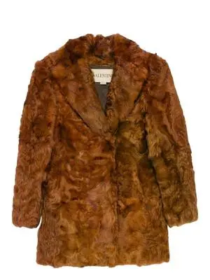 Valentino Garavani Shearling Coat - Brown