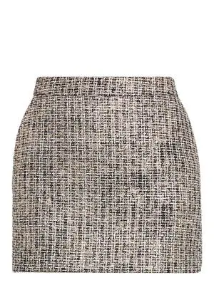 Generation Love Tweed Mini Skirt - Gold Multi