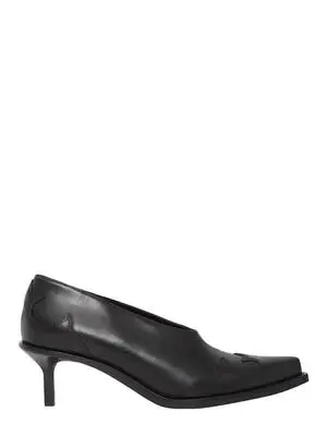 ANN DEMEULEMEESTER Janeka Western-stitched Pumps - Black