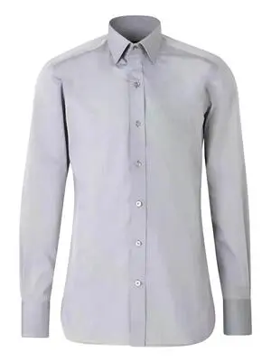 TOM FORD Buttoned Long-sleeve Shirt - Grey