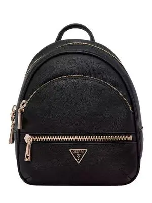 Guess Logo-plaque Backpack - Black