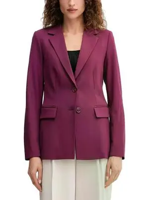 BENETTON Rear Vent Blazer Jacket - Purple