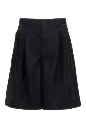 Comme Des Garçons Panelled Cropped Trousers - Black