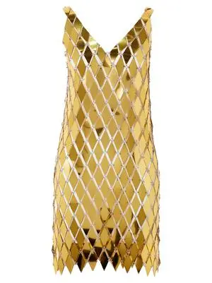 PACO RABANNE Assemblage Chainmail Mini Dress