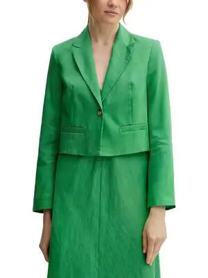 BENETTON Welt Pocket Blazer - Green