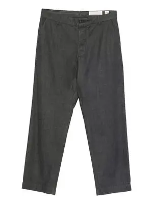 ORIGINAL VINTAGE Button-up Trousers - Grey