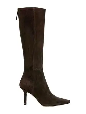 BOSS 95mm Pointed Boots - Brown