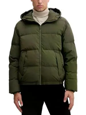 BENETTON Hooded Padded Jacket - Green