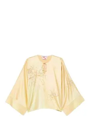 Bernadette Naomi Sequin-embellished Blouse - Yellow