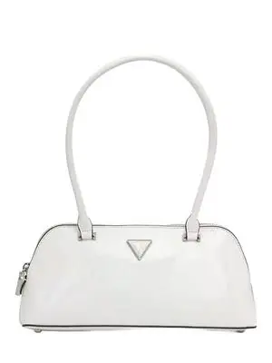 Guess Logo-plaque Tote Bag - White