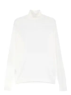 John Smedley Richards Roll-neck Sweater - Neutrals