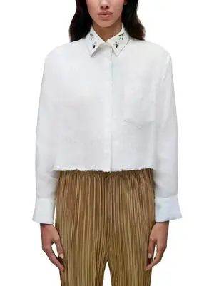 OSKLEN Embellished-collar Shirt - White