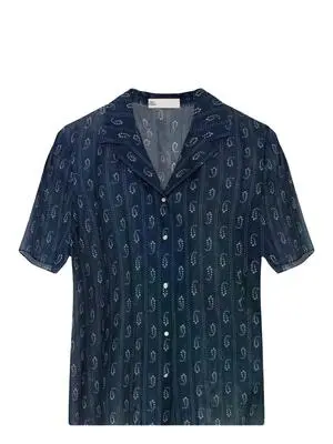 Tory Burch Camp Shirt - Blue