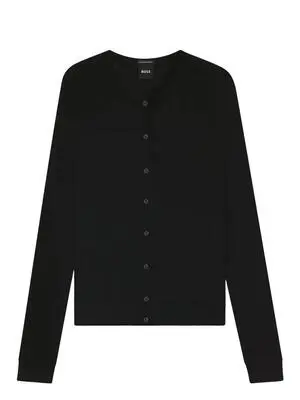 BOSS Buttoned Long-Sleeves Cardigan
