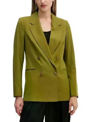 BENETTON Double-breasted Blazer - Green