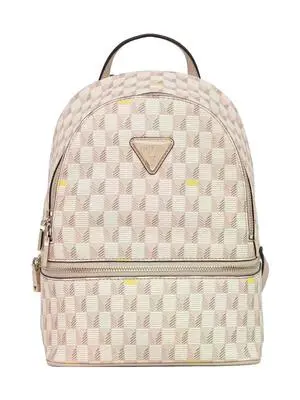 Guess Geometric-patterned Backpack - Neutrals