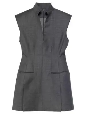 Givenchy Wool Mini Dress - Grey