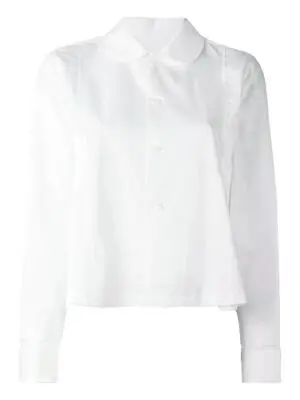 Comme Des Garçons Round Collar Shirt - White