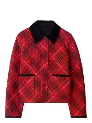 Burberry Quilted Jacket - Red