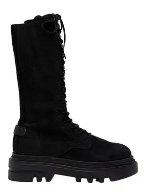 ALLSAINTS 55mm Jay Lace-up Platform Boots - Black
