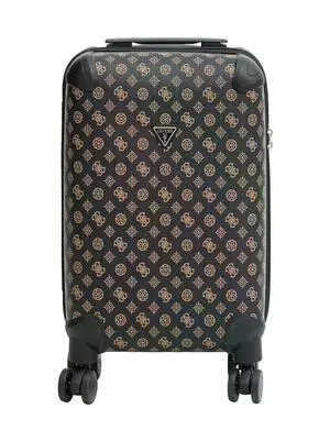 Guess Wilder 4g Monogram-pattern Luggage - Black