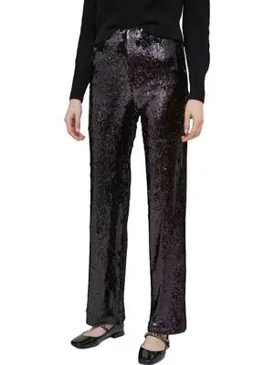 BENETTON Sequin-Embellishment Trousers