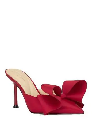 Jessica Simpson Valrin Pointed Toe Mule Red Muse