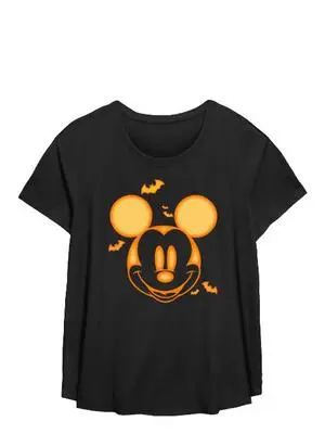 MICKEY & FRIENDS Halloween Graphic T-shirt - Black