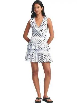 ST MRLO Jada Mini Dress Blue Base Spot
