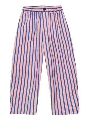 THE SUNDAY COLLECTIVE Striped Tapered Pants - Blue Note Stripe