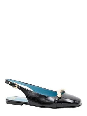 VALENTINA RANGONI Brina Slingback Flat - Black Patent