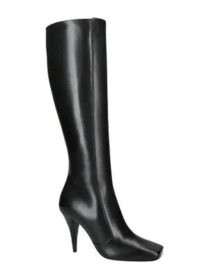 Givenchy Leather Square-toe Knee-high Boots - Black