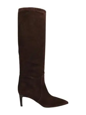 Paris Texas Suede Stiletto Heeled Boots 60 Brown