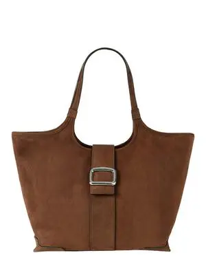ROGER VIVIER Grand Vivier Choc Shoulder Bag - Brown