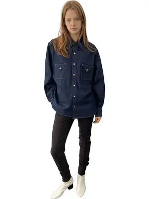 Celine Denim Shirt - Blue