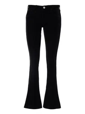 Junya Watanabe High-rise Flared Trousers - Black