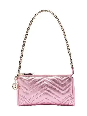 Gucci Gg Marmont Mini Shoulder Bag - Pink