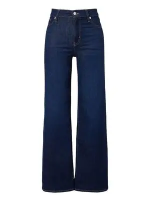 FRAME Le Slim High-rise Wide-leg Jeans - Blue