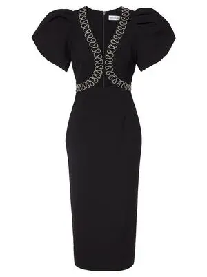 Rebecca Vallance Nyx Cutout Embellished Cocktail Dress - Black