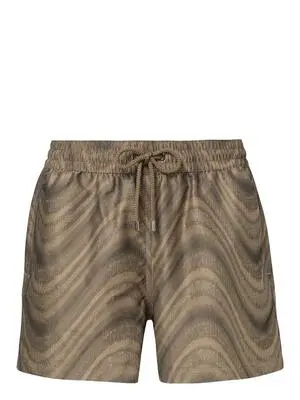 Frescobol Carioca Printed Swim Trunks - Beige
