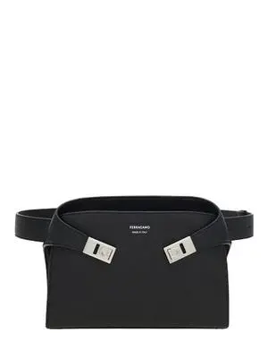 FERRAGAMO Hug Belt Bag - Black