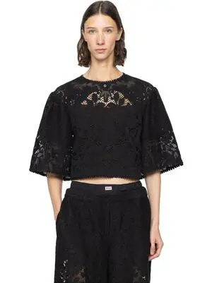 Sea Arianna Lace Top - Black