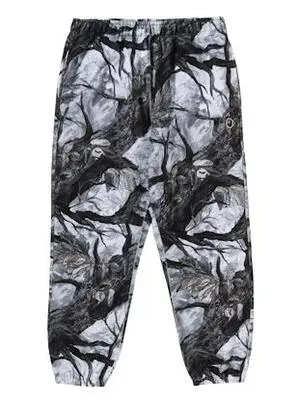 A BATHING APE Tree Edge Camo Relaxed Fit Sweat Pants - White