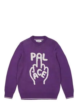 PALACE Finger Up Knit - Purple