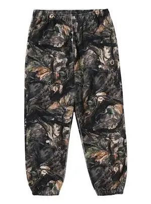 A BATHING APE Tree Edge Camo Relaxed Fit Sweat Pants - Brown