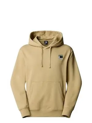 The North Face Mountain Logo Relaxed Hoodie - Khaki Stone